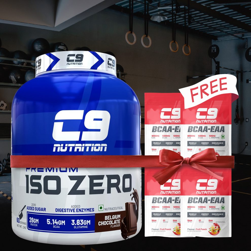 C9 Nutrition ISO ZERO Whey Isolate 1kg | Vegetarian | 26g Protein & BCAAs