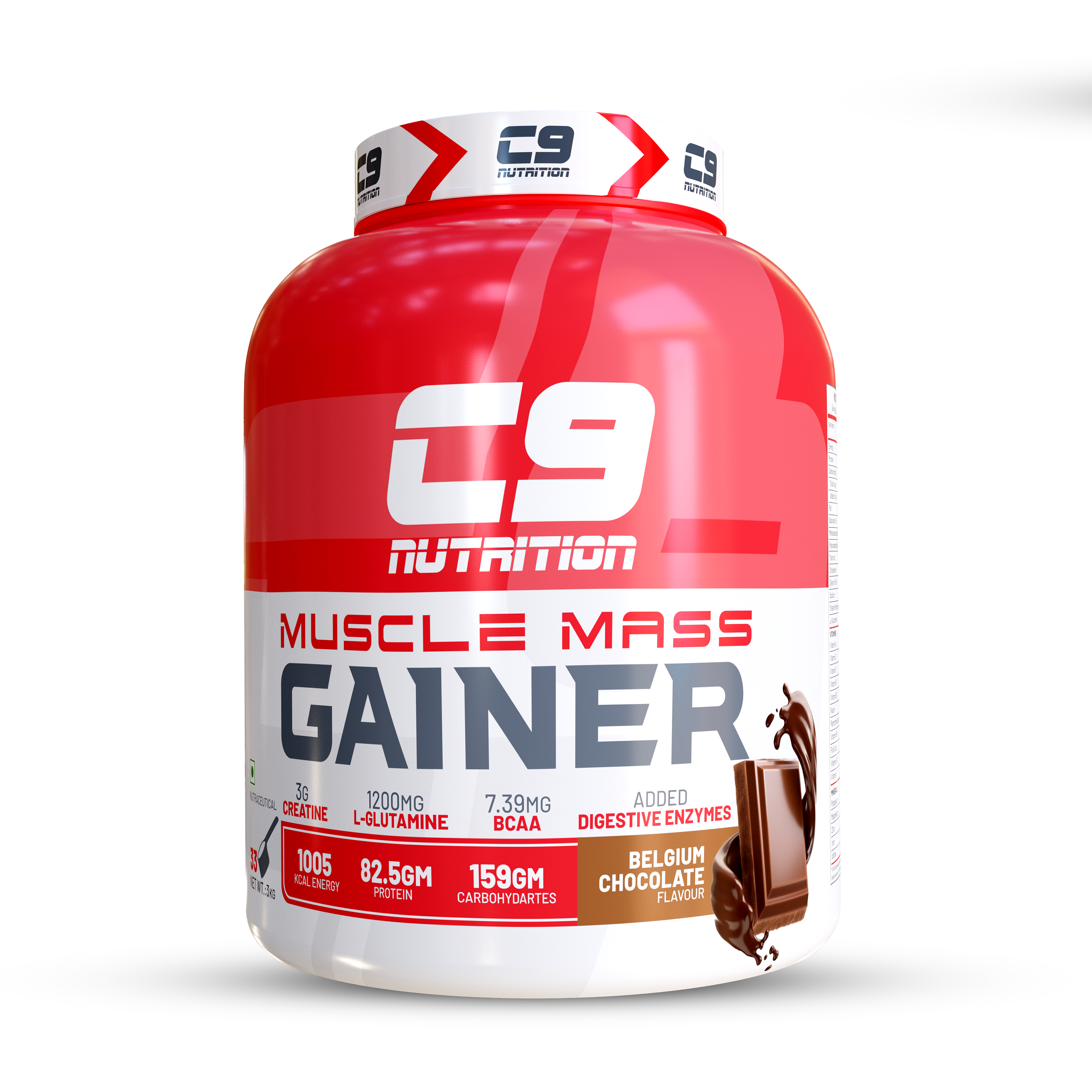 Muscle Mass Gainer | 82.5g Protein, 1005 Kcal – C9nutrition