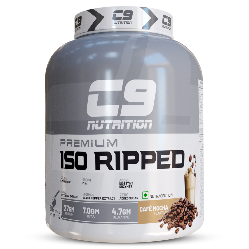 Iso Ripped Whey Protein Isolate | 27g Protein, 7g BCAA – C9nutrition